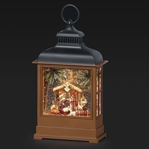 Lighted Swirl Nativity Scene Lantern, 12.25"H, Plastic, USB Cord ...